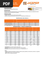 Tabla Medidas y Espesores Tuberia Api 5L A 106 A 53 | PDF