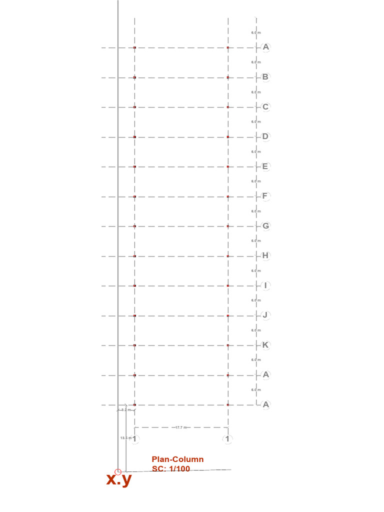 Column Plan Dimensions Overview | PDF