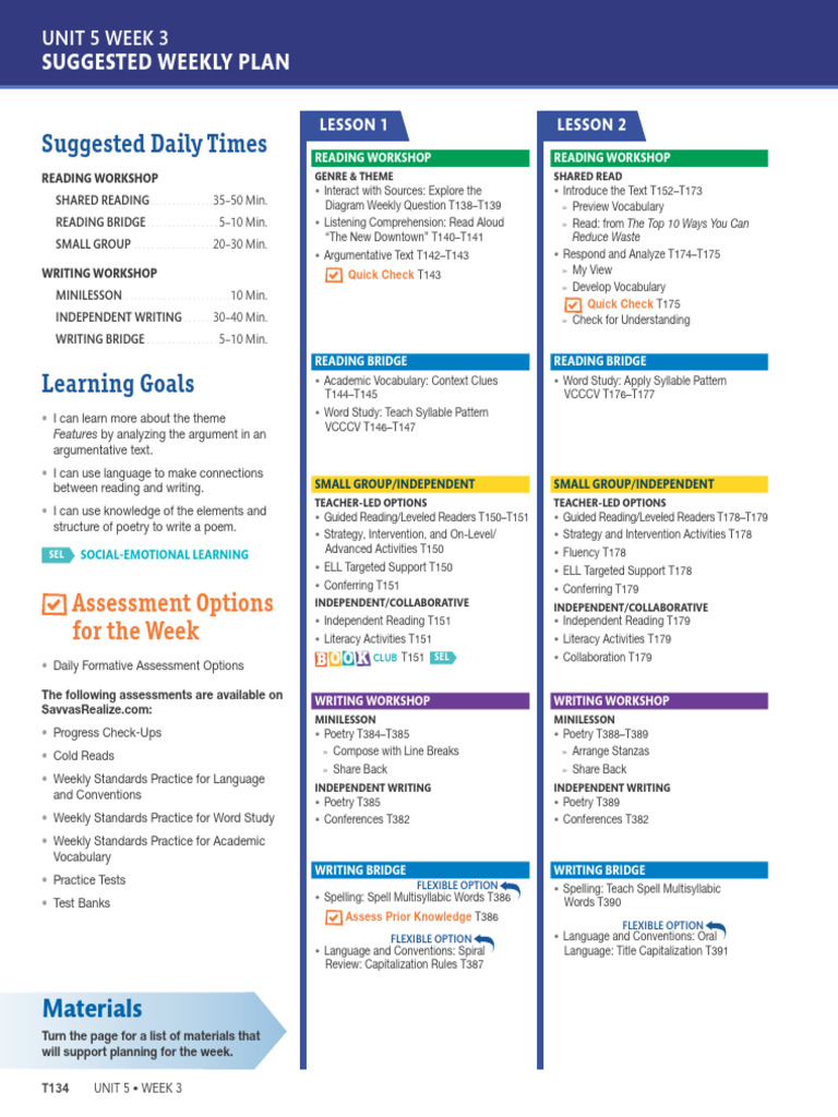 MVW Intl g4 U5 w3 TE 2 | PDF | Word | Poetry