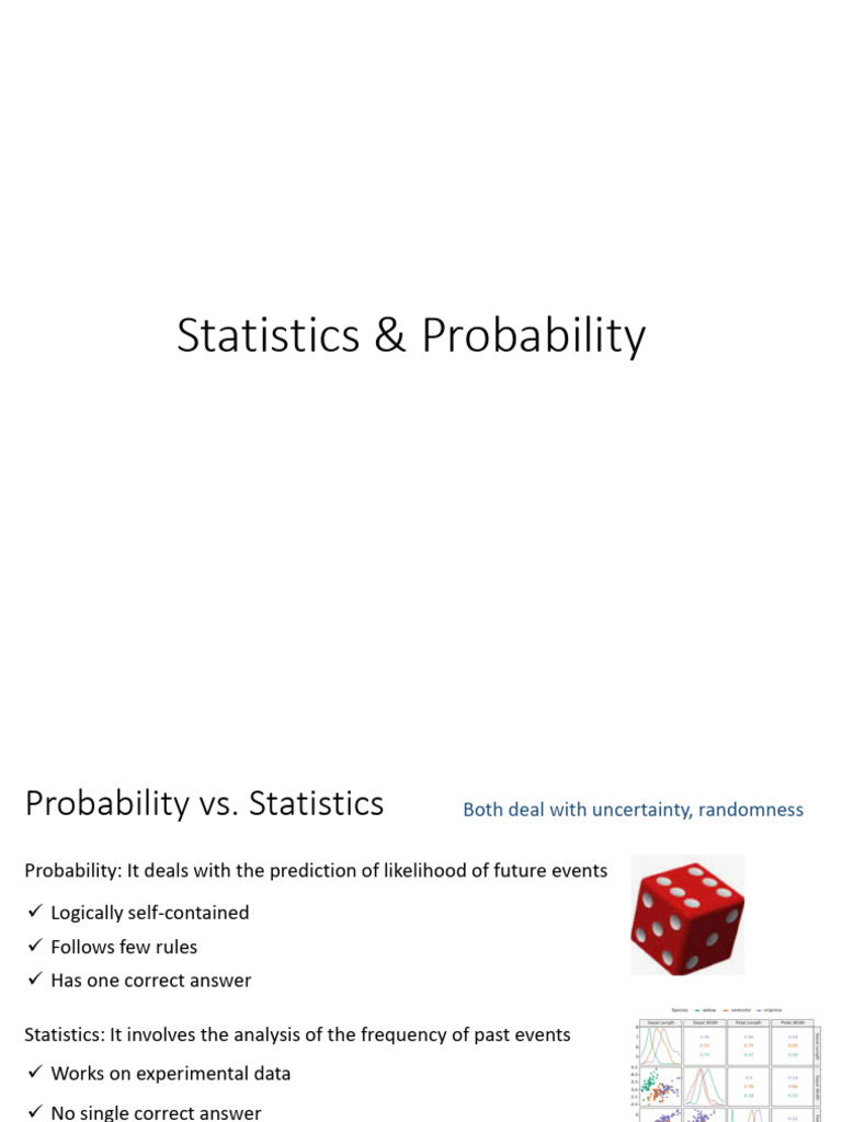 2 Probability and Statistics | PDF | Probability Distribution | Statistics