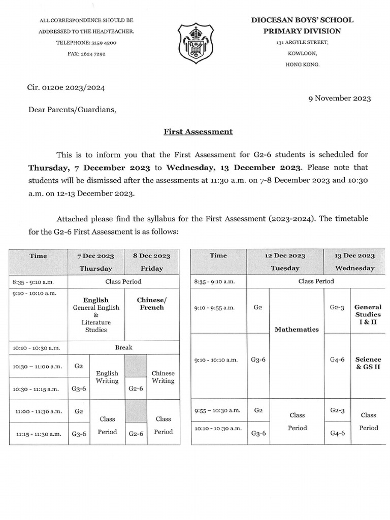120e First Assessment G5 | PDF