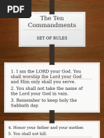 Catholic vs. Protestant Ten Commandments | PDF
