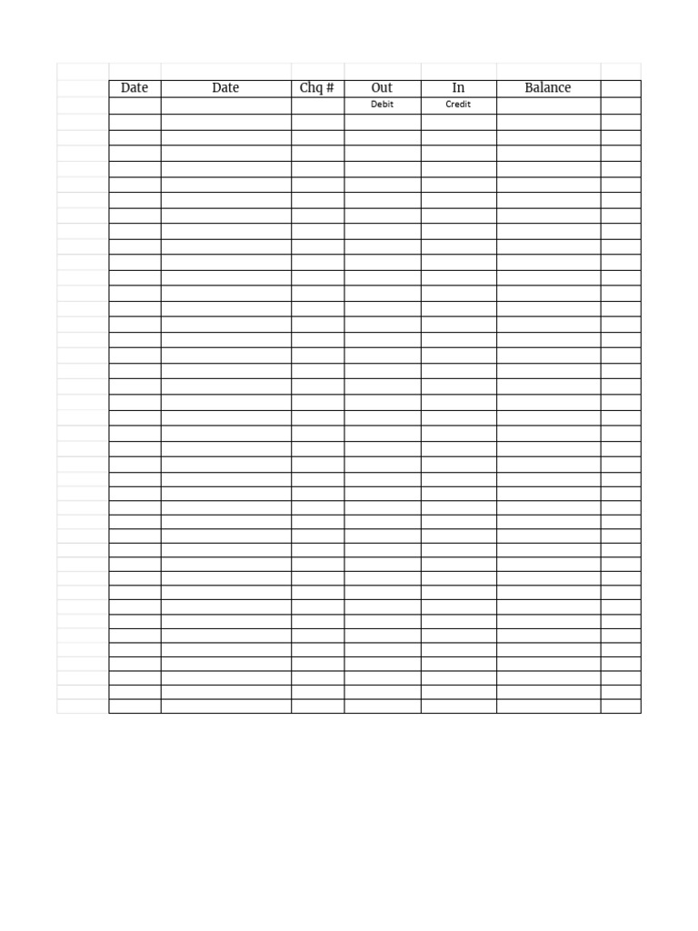 Printable General Ledger Template PDFN 1424.Jpg | PDF