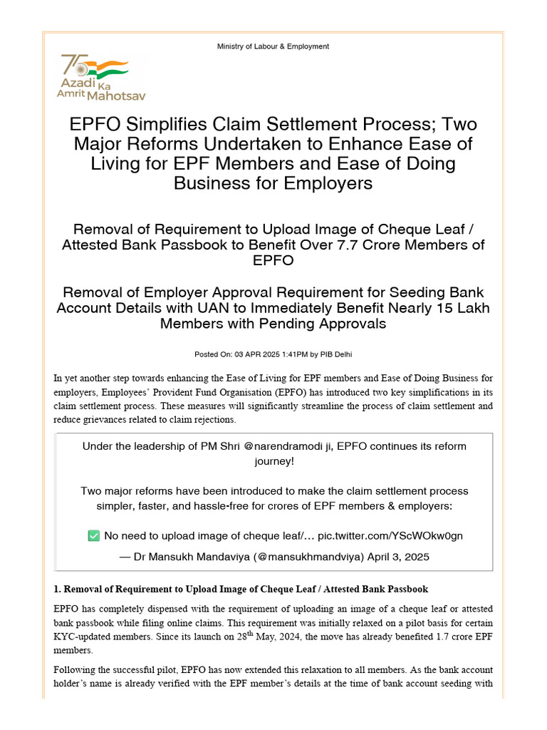 EPO SimplifiesClaimSettlementProcess | PDF