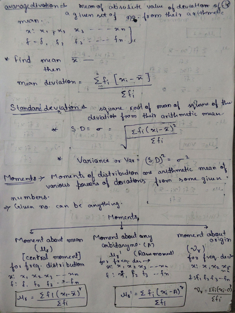 m4 Quick Revision Notes (Aktu) | PDF