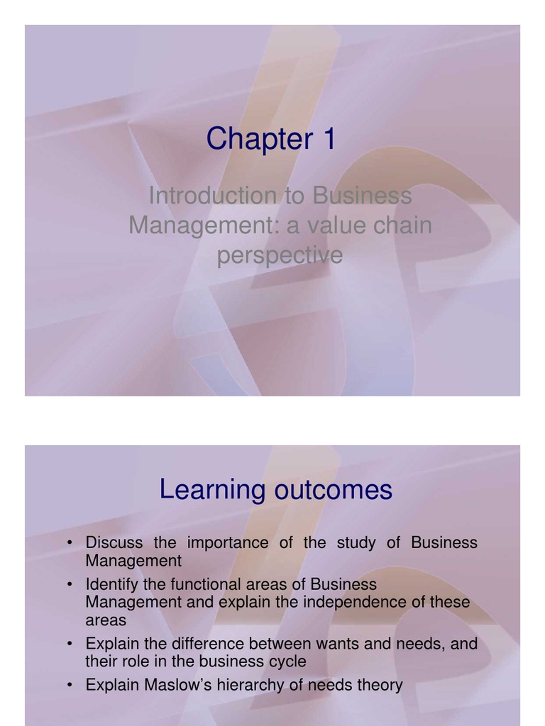 Chapter 1 Value Chain Perspective | Download Free PDF | Profit ...