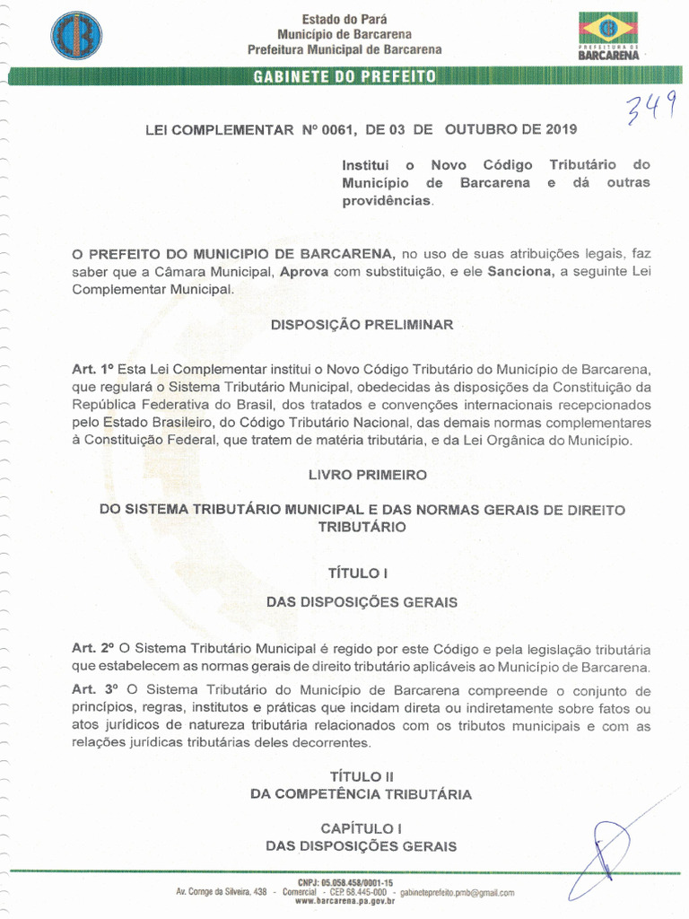 17 - Lei Complementar 0061 | PDF