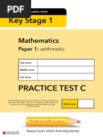 2024 KS2 Arithmetic Paper 1 | PDF | Copyright | License