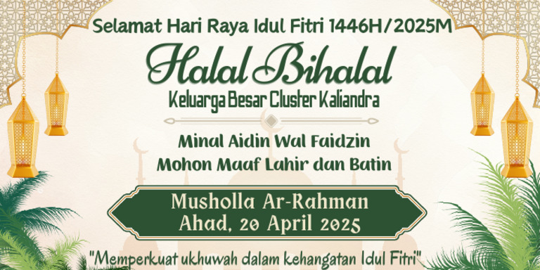 Spanduk HalBil Kaliandra 2025 | PDF