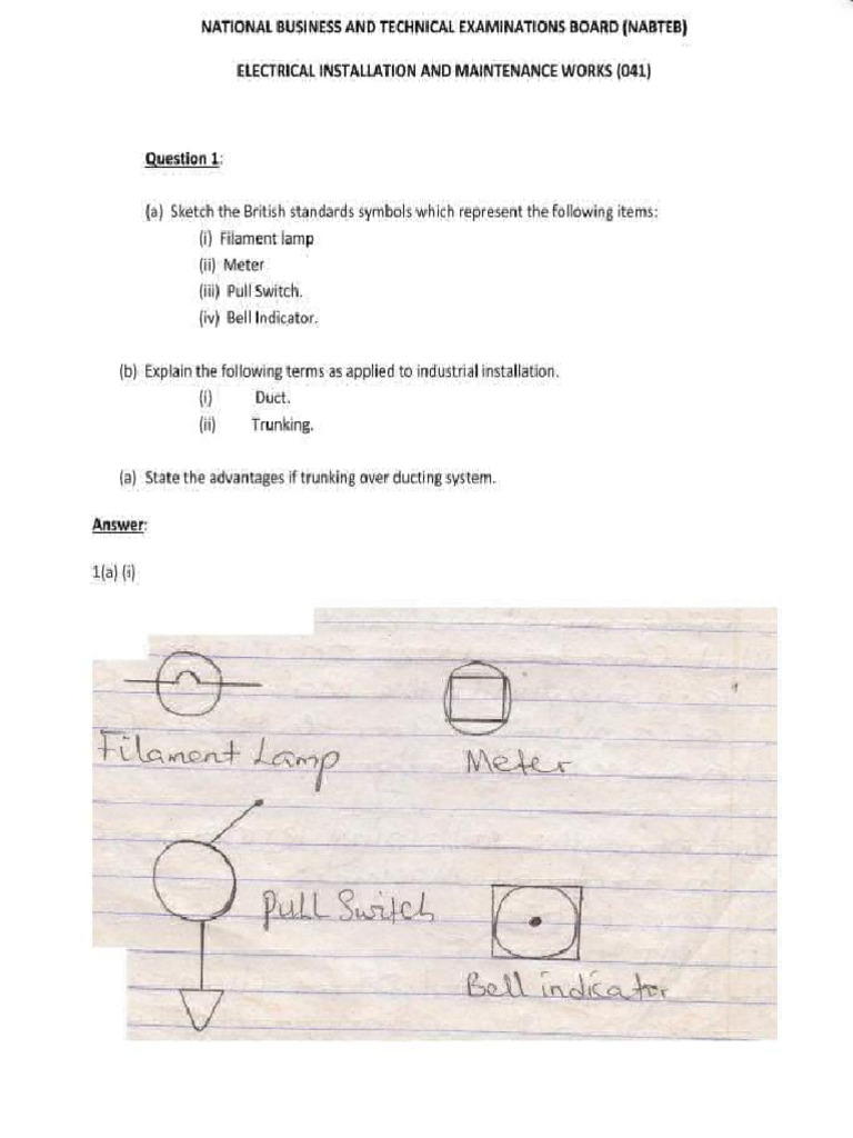 Electrical Installation With Possible Solutions | PDF