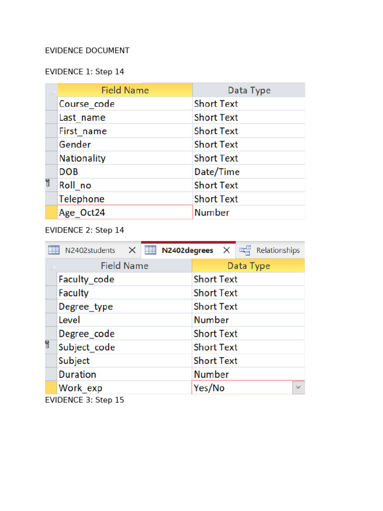Evidence Document | PDF