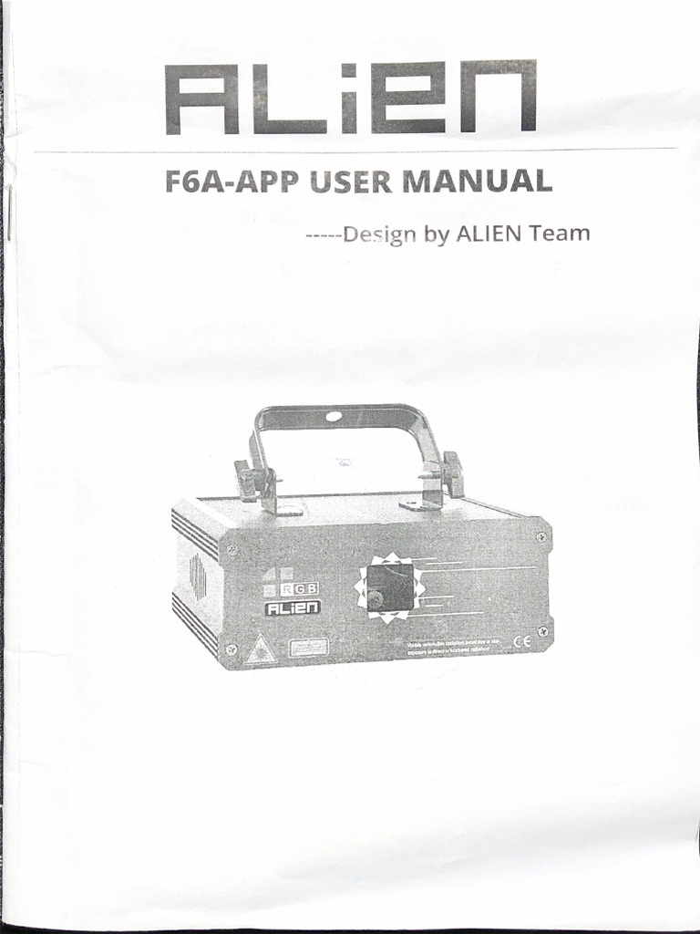 Alien F6A APP | PDF