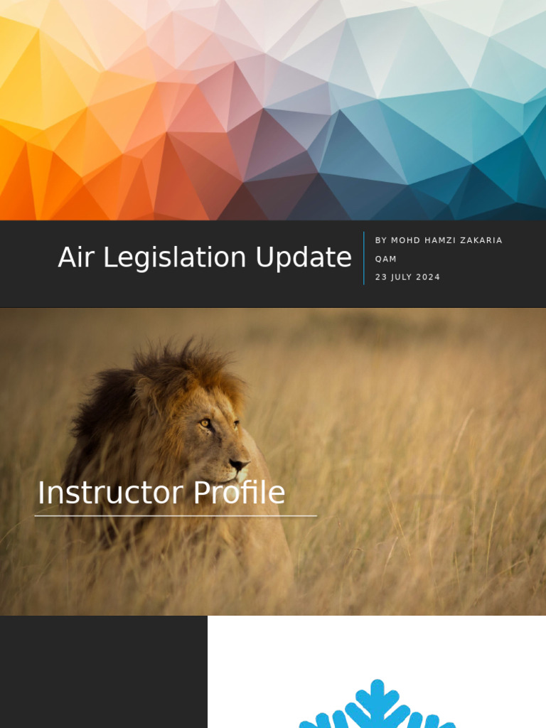 Air Legislation Update | PDF | Regulatory Compliance | Aviation Safety