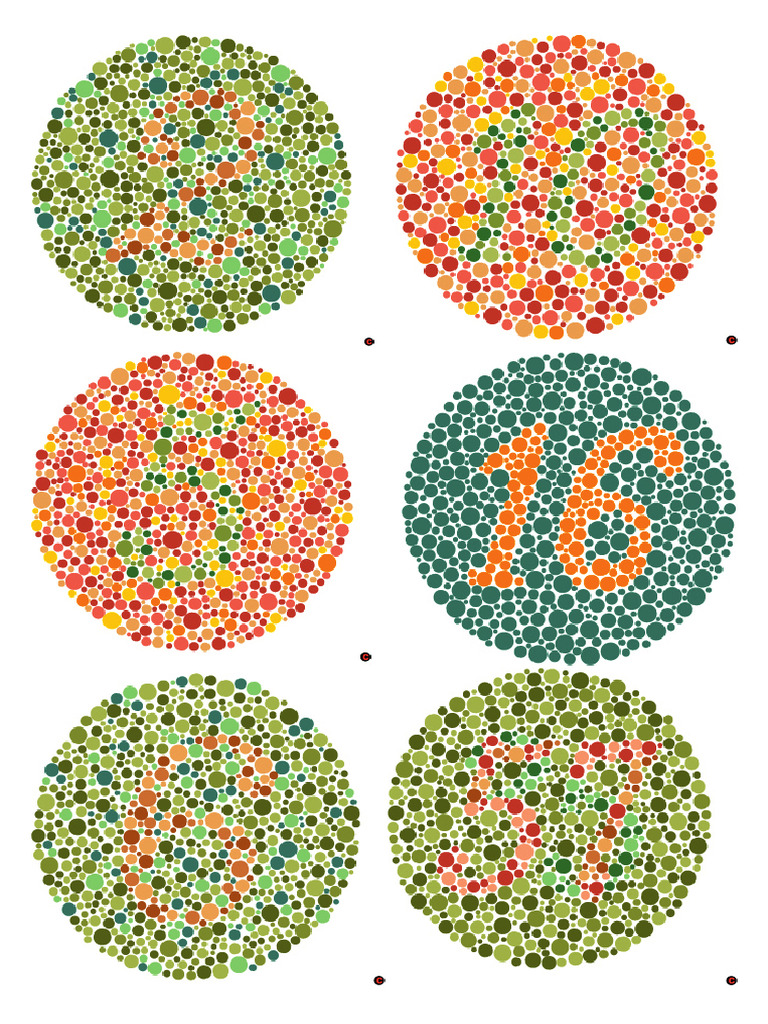 Colour Blindness test card | PDF