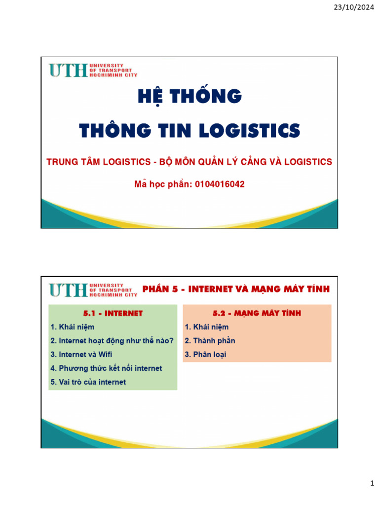 phần 5 httt (inter và mạg máy tính) | PDF