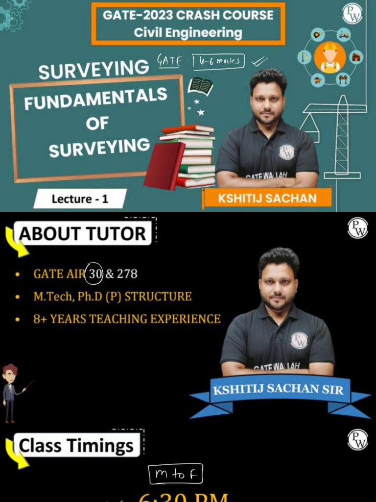 Surveying lec1 | PDF
