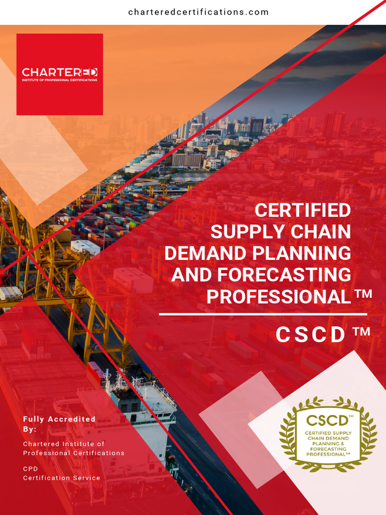 c9020 Certified Supply Chain Demand Planning Forecasting Professional CSCD Brochure 1 | PDF ...