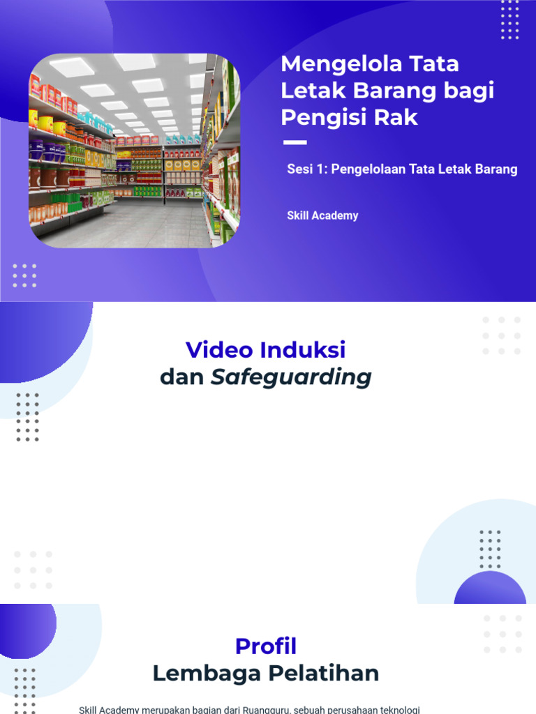 Pengelolaan Tata Letak Barang Dagangan | PDF