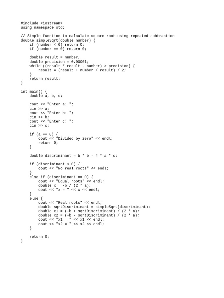 Simple Quadratic | PDF
