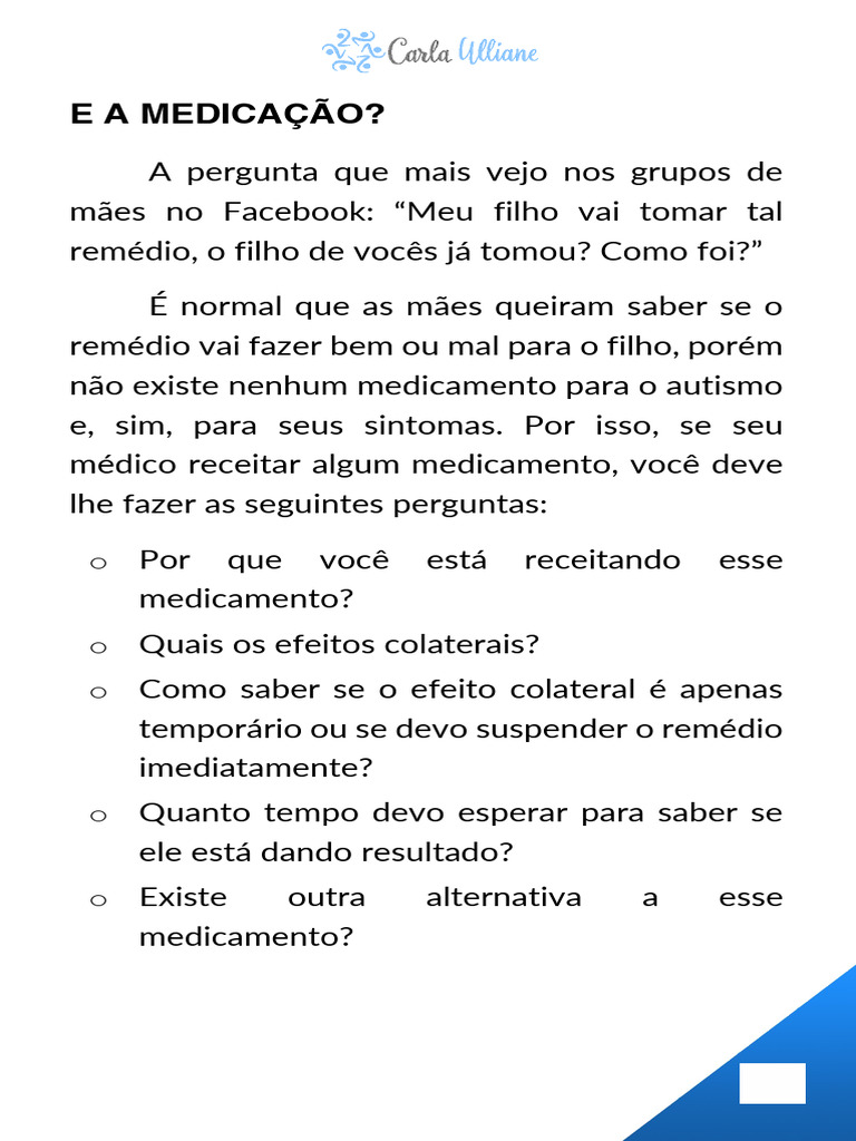 Autismo primeiros passos_240601_2145564 | PDF