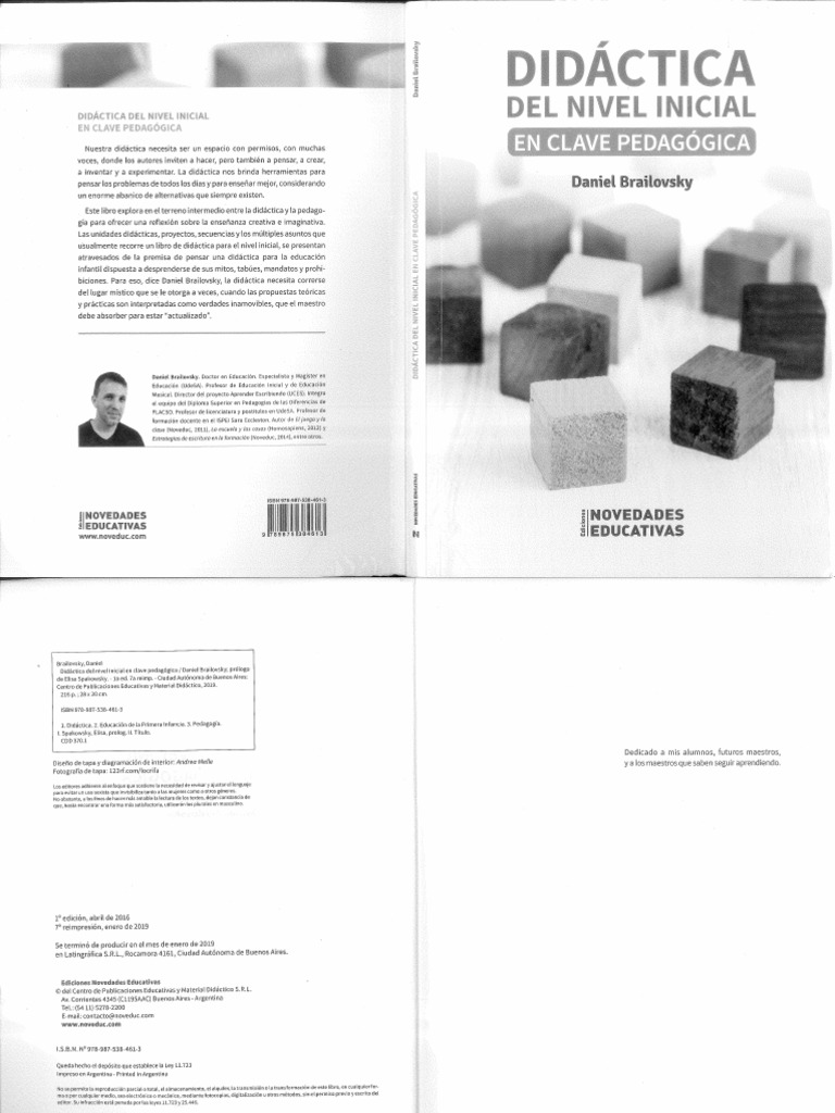 Brailovsky. Didáctica Del Nivel Inicial | PDF