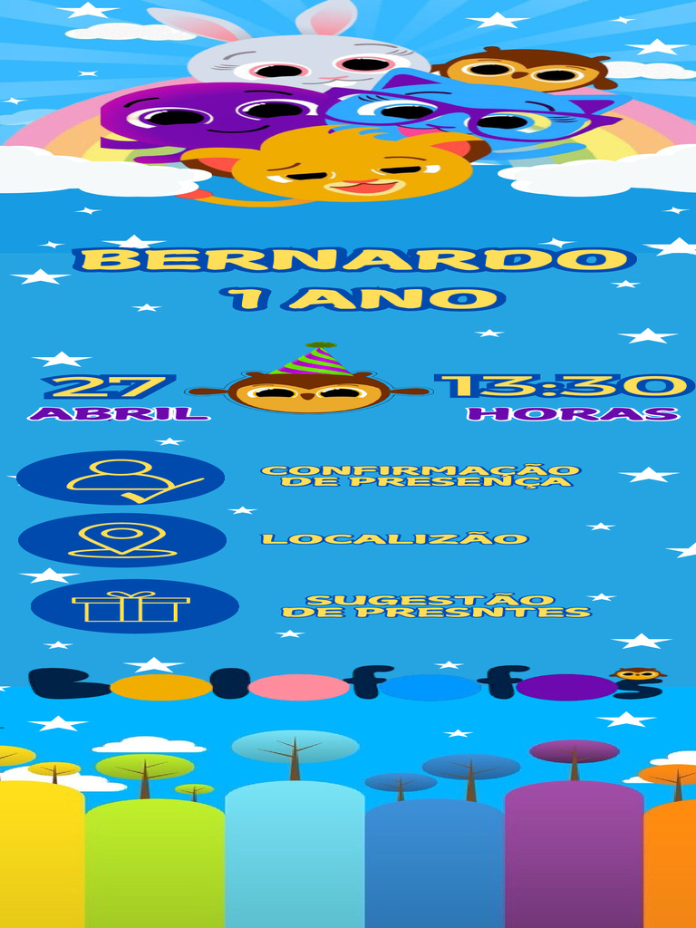 Convite Bernardo PDF | PDF