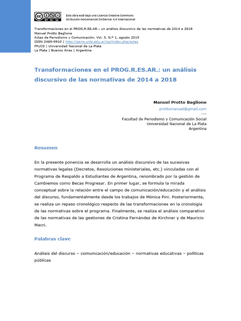 cambios en el progresar | PDF | Empleo | Inclusión (Educación)