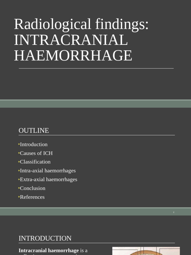 Intracranial Hemorrhage: Imaging Insights | PDF | Vascular Diseases ...