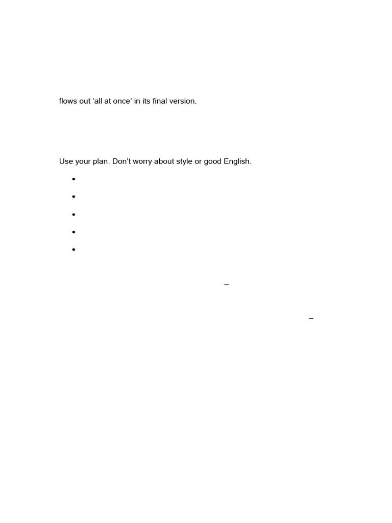 Effective Drafting Techniques for Writers | PDF