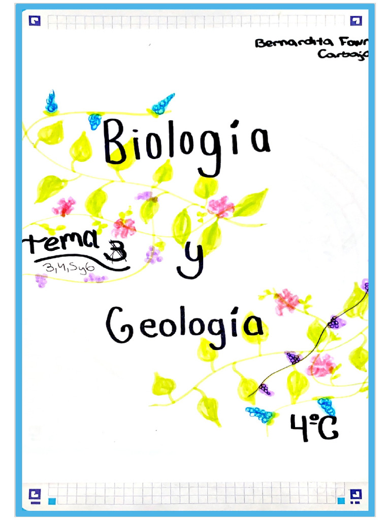 Biología-Tema-3-6 | PDF