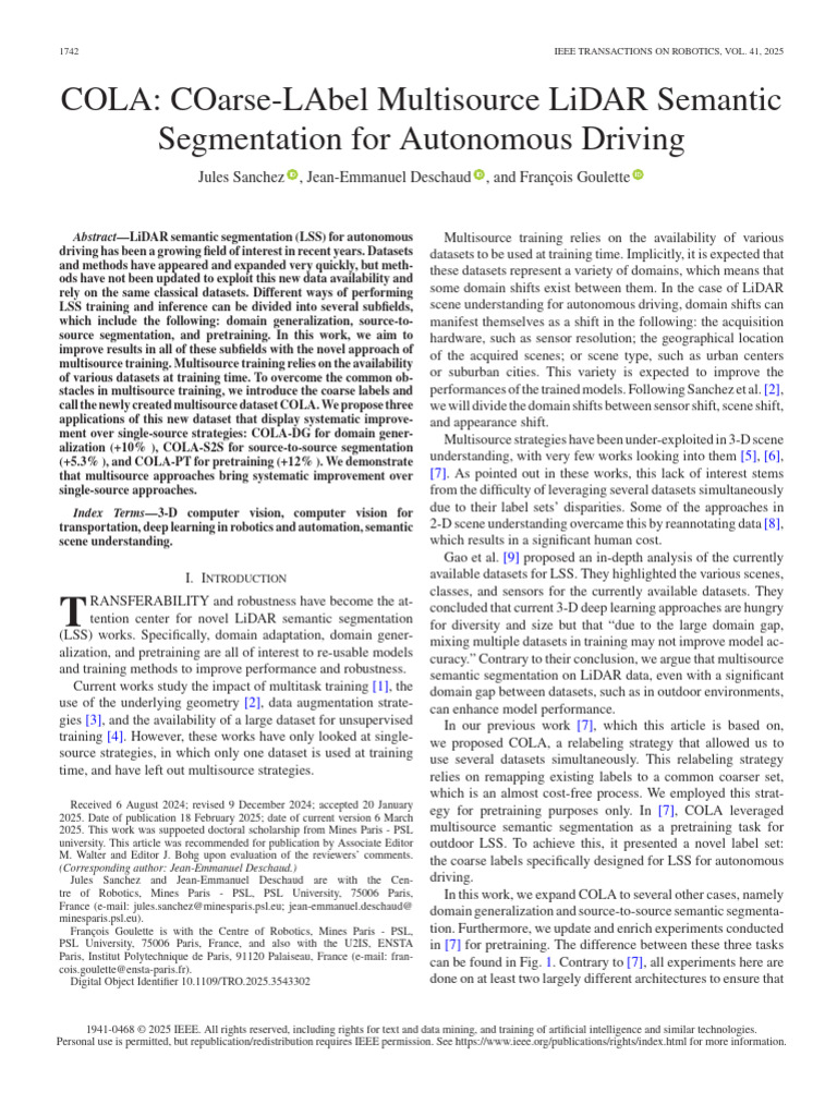COLA_COarse-LAbel_Multisource_LiDAR_Semantic_Segmentation_for_Autonomous_Driving | PDF | Image ...