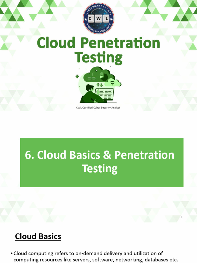 Cloud Penetration Testing Overview | PDF | Cloud Computing | Amazon Web ...