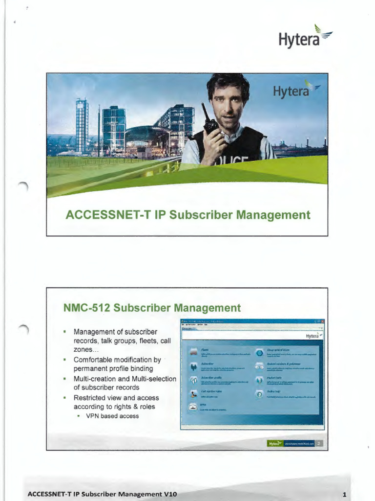 ACCESSNET-T IP Subscriber Management | PDF | Software | Computer Networking