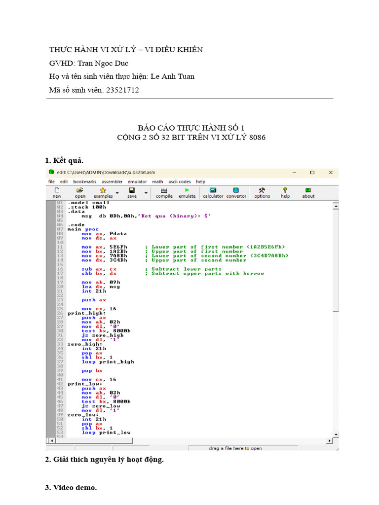 (VXL-VDK) Bai Thuc Hanh 03 | PDF