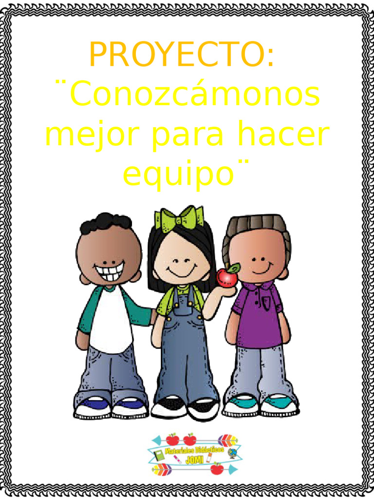 Conozcamonos Mejor para Hacer Equipo | PDF | Aprendizaje | Salón de clases