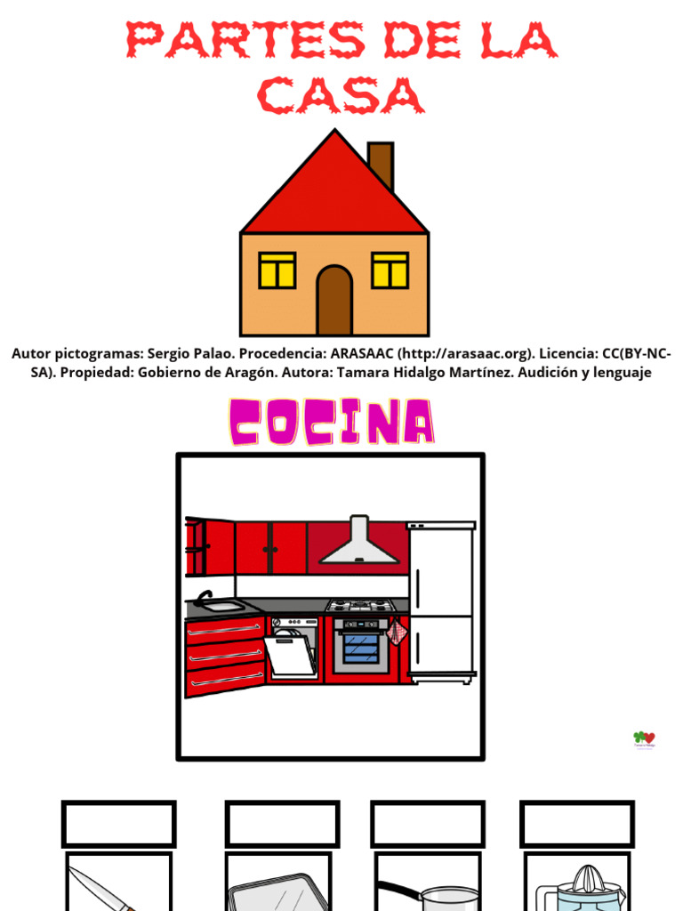 Vocabulario Casa | PDF