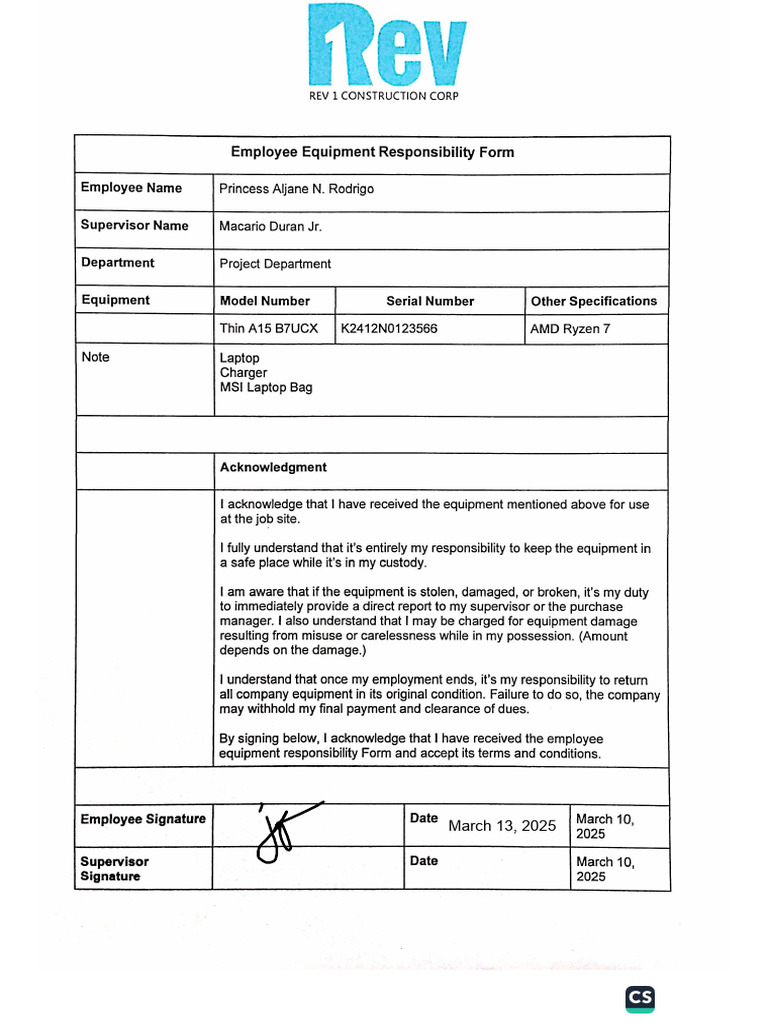 Employee Equipment Responsibility Form_d0a67d73 De76 4f04 93ea ...