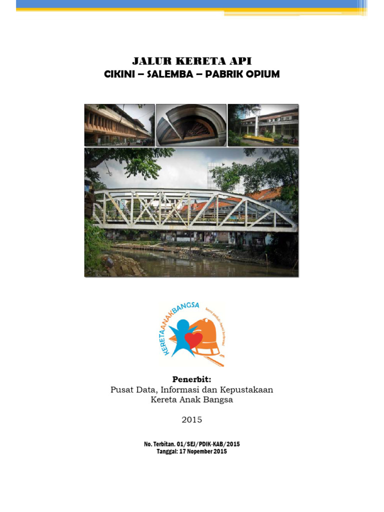 Jalur Ka Cikini Salemba Pabrik Opium - 2015 | PDF