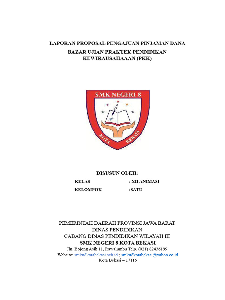 Proposal Uprak Bazar PKK | PDF