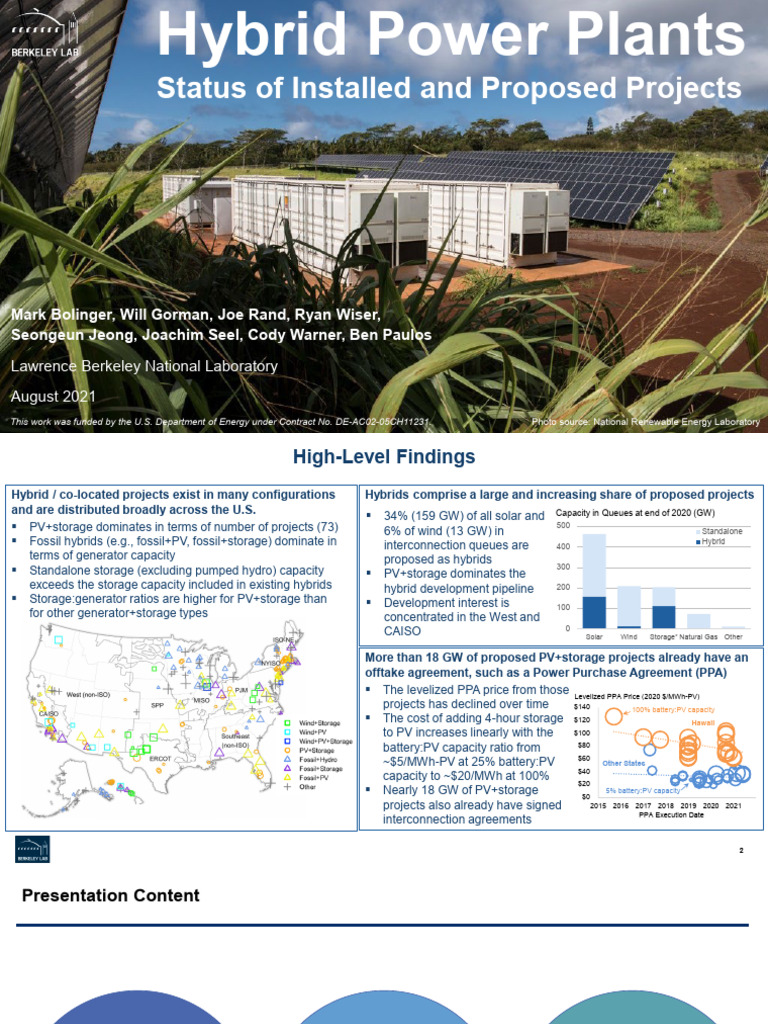 Hybrid CHP Plant Configurations Overview | PDF | Wind Power | Solar Power