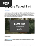 Caged Bird by Maya Angelou Poetry Foundation | PDF | Poetry