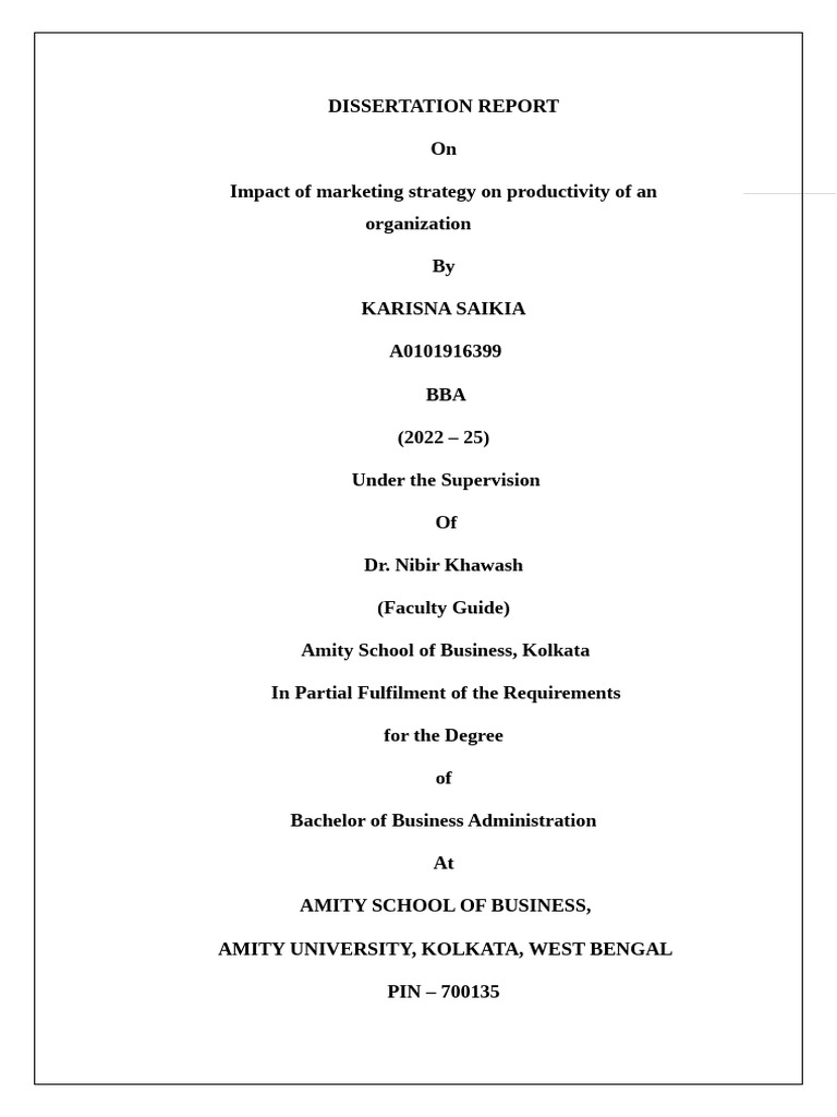 Dissertation-057 | PDF | Marketing Strategy | Marketing