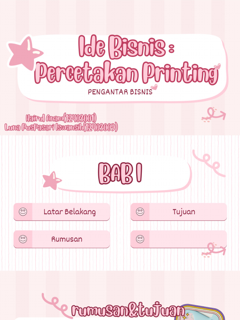 IDE BISNIS, ANAM&UNA | PDF