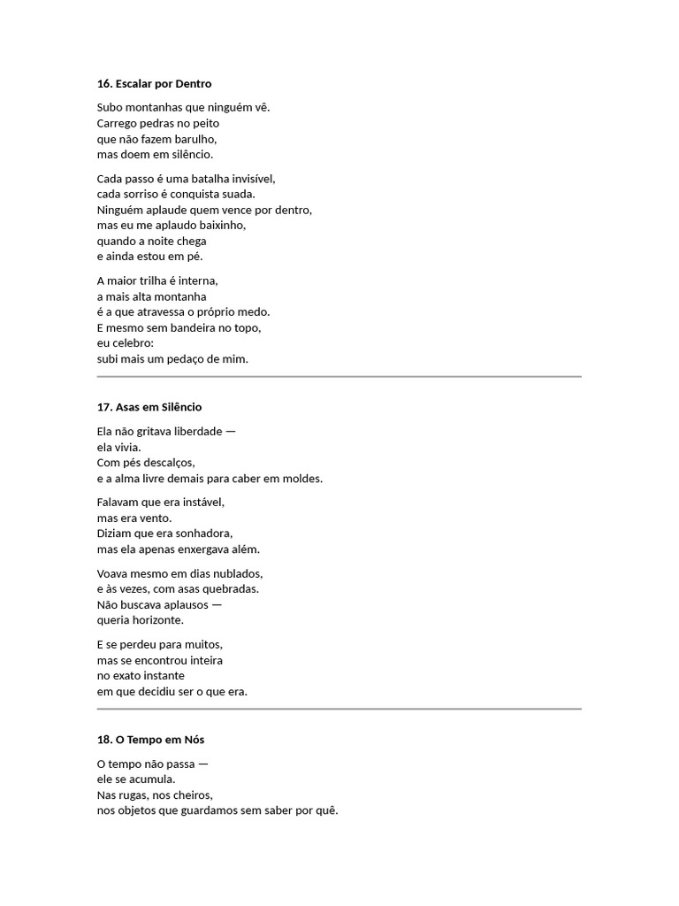 Poema 4 | PDF