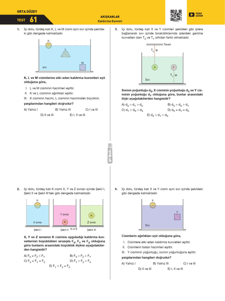 Test 61 Kaldirma Kuvveti | PDF