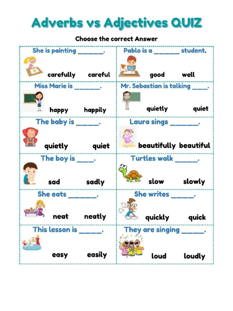 Adjectives and Adverbs | PDF