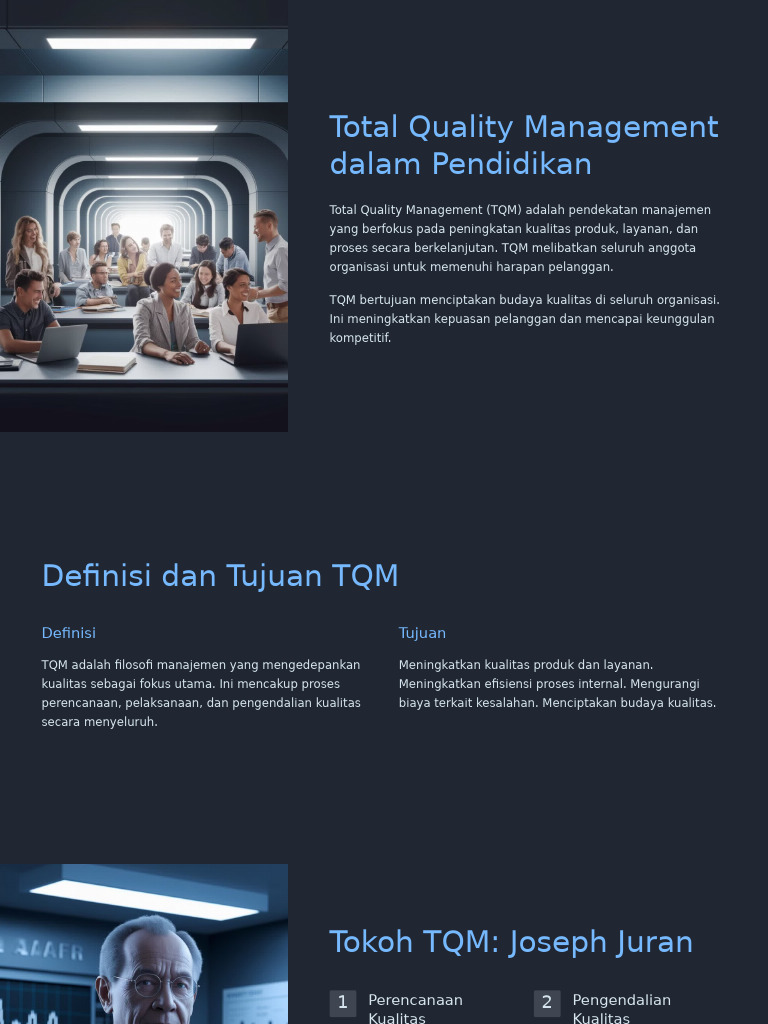 Total Quality Management Dalam Pendidikan | PDF