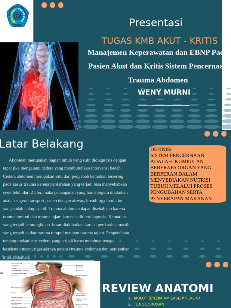 Trauma Abdomen Ppt Weny | PDF