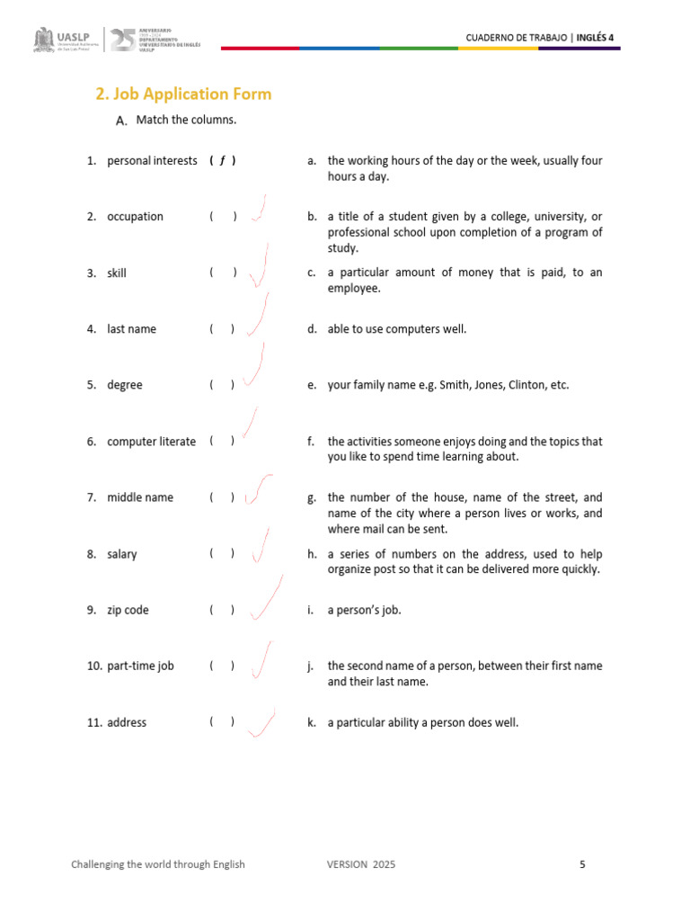 Job Application Form Guide | PDF