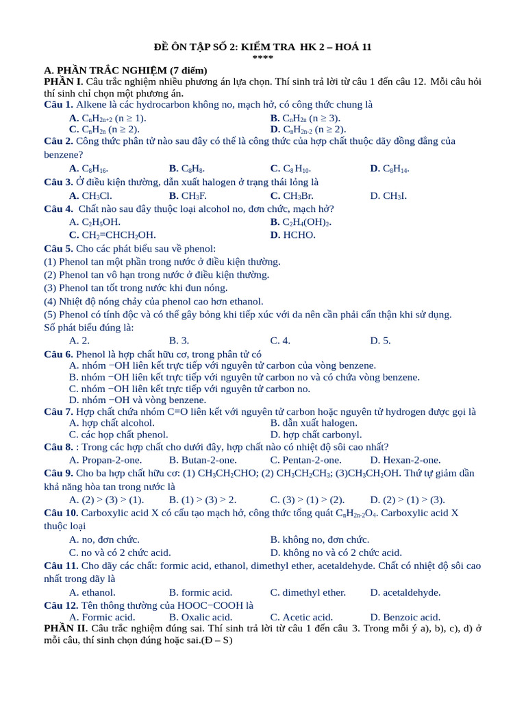 ĐỀ CK2- Q-2 | PDF